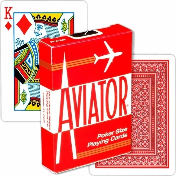 Купить Карты "Aviator Standard Index red" в интернет магазине Time-world.ru